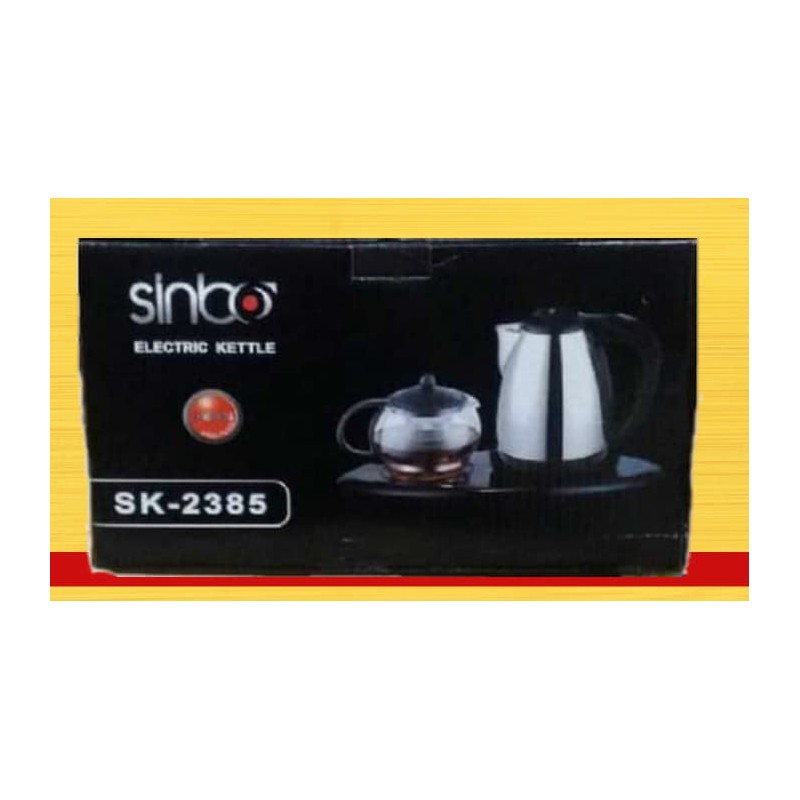 Electric kettle with teapot 2 Liters brand SINBO